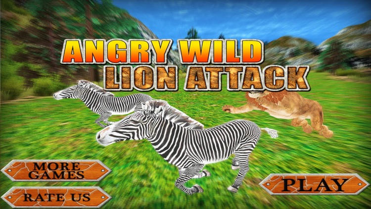 Angry Wild Lion Attack Sim 3D by Atif Aziz