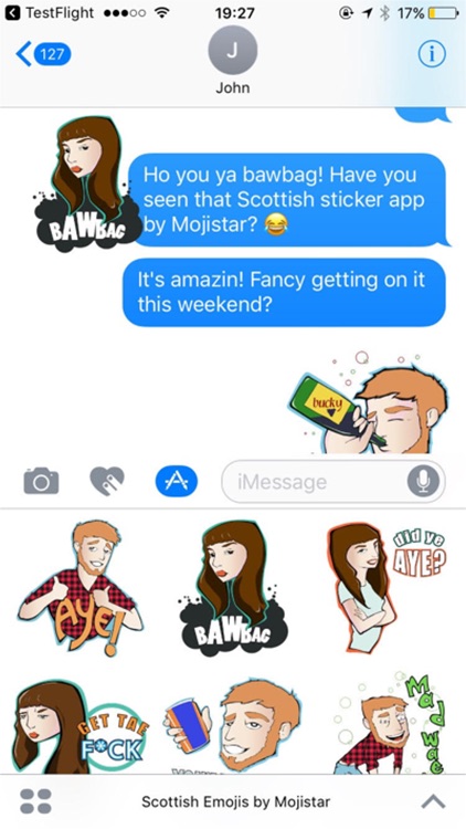 Scottish Emojis by Mojistar by Paul Toppin