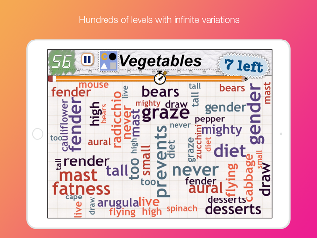 【iOS APP】Word Mess 玩玩遊戲學英文~尋找單字的小遊戲 – Dr.愛瘋 APP Navi
