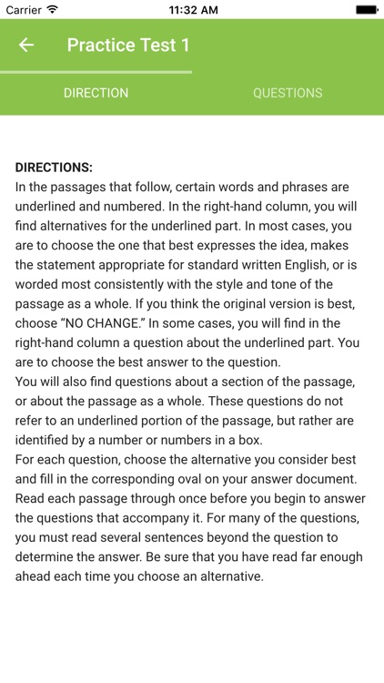 ACT English Practice Tests by devang patel