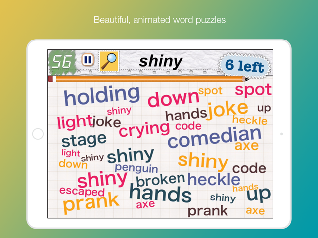 【iOS APP】Word Mess 玩玩遊戲學英文~尋找單字的小遊戲 – Dr.愛瘋 APP Navi