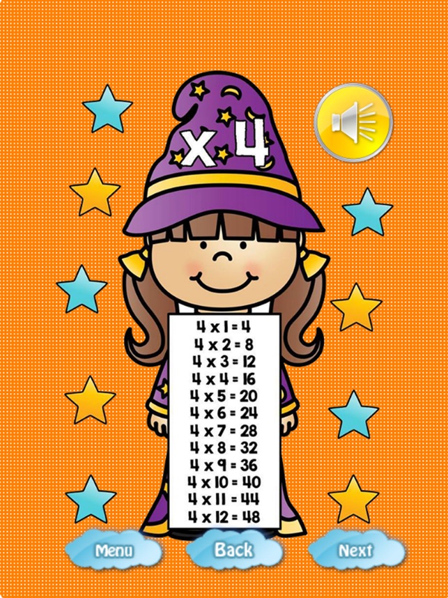 Multiplication Flash Cards Clip Art