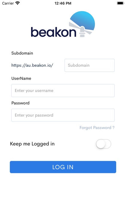 Beakon Mobile App by Sam Dav