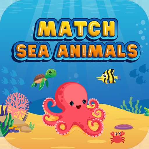 Match Sea Animals Kids Puzzle by Apploft.co.uk