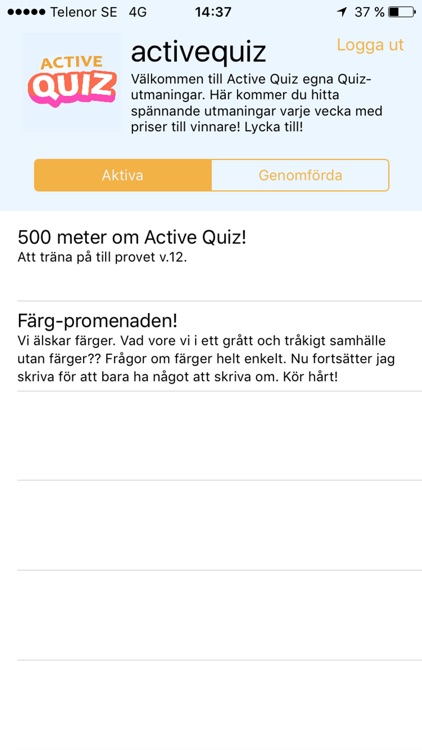 Active Quiz by Trilo Interactive AB