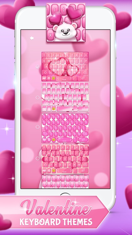 Valentine Keyboard Themes: Cute Romantic Keypads by Dimitrije Petkovic
