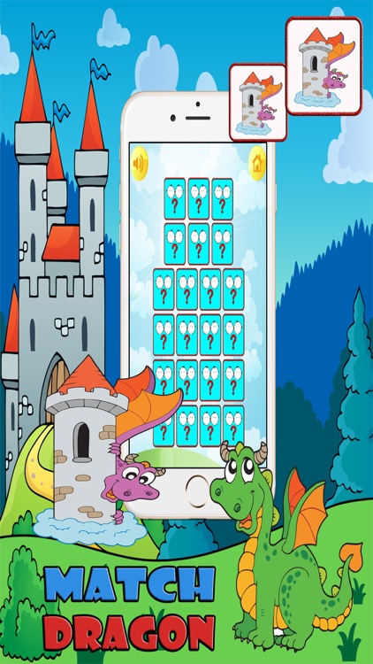 Dragon Matching Memory Game for Kids by Surachai Jungsrichan