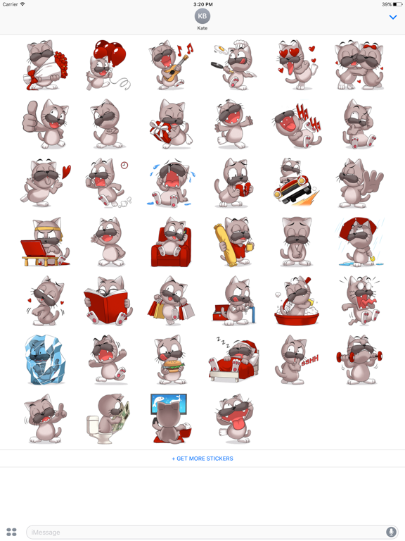 Télécharger Oreo In Love - Cute cat stickers for iMessage pour iPhone ...