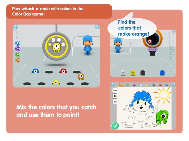 Pocoyo Playset Colors Baby Play And Learn Colors With Pocoyo Playset