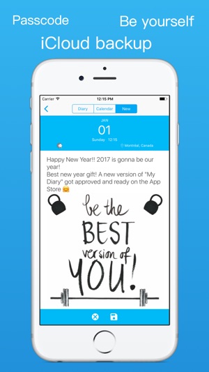 Diary app store store