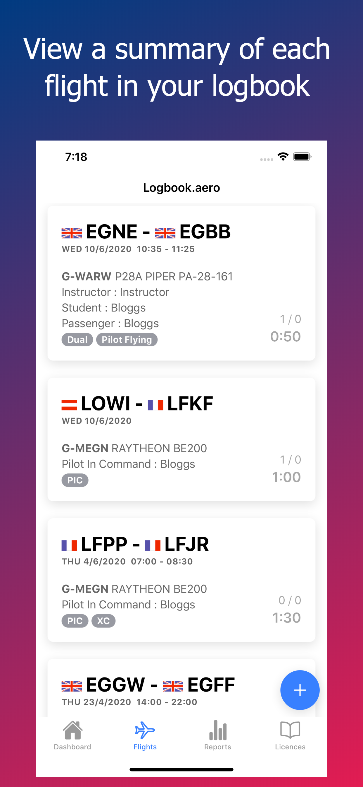 Logbook.aero - Pilot Logbook - Reviews, Revenue and Downloads - Apple ...