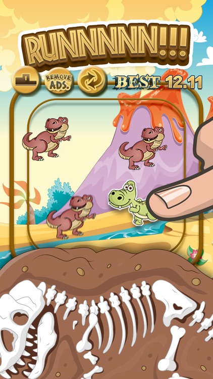 Dinosaurus Avoid the T-rex Escape Games by Pongsakorn Sutantayawalee