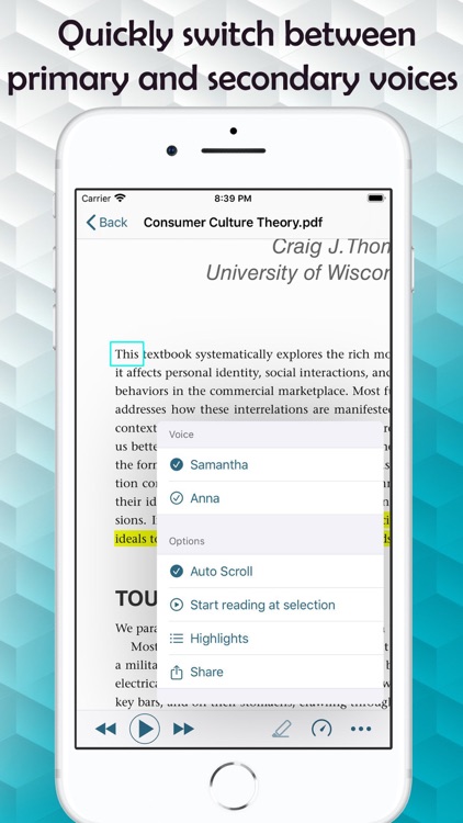 Text to Speech PDF Reader by Bret Lester