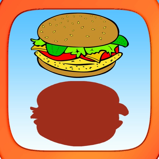 Food Shadow Puzzles,Drag and Drop Puzzle for Kid by Manaichai Srimarueang