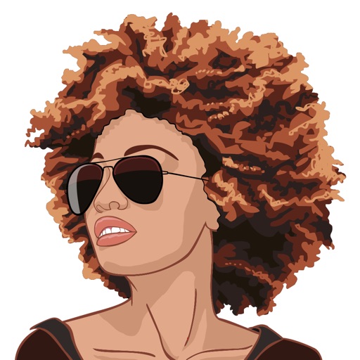 Natural Hair Moji by Immersive Consulting, LLC