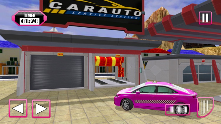 Pink Taxi Girl Driver & Modern Car Rush Games by Munaim Shah