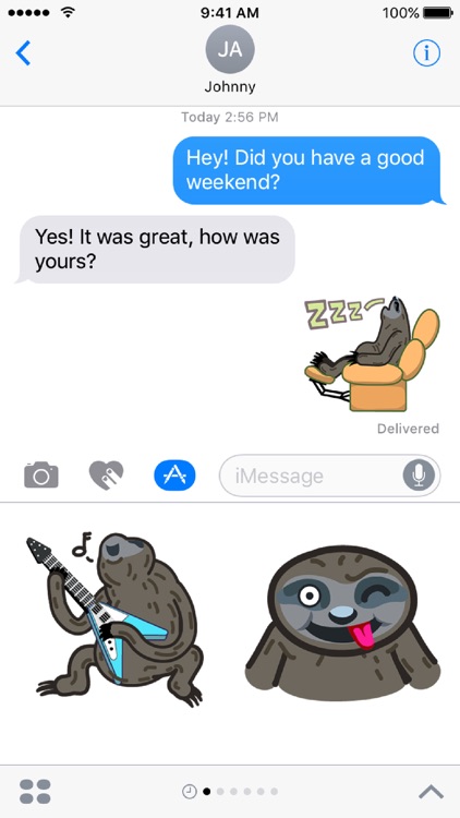 Sloth Expressions by Amojee Inc