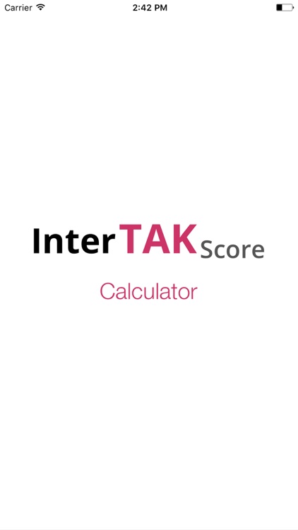 InterTAK Diagnostic Score Calculator by vedavi GmbH