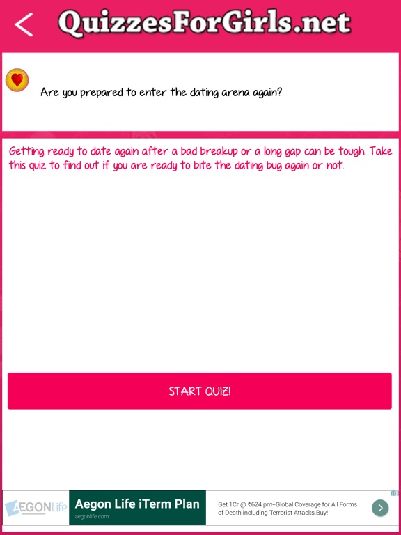 Quizzes For Girls - AppRecs