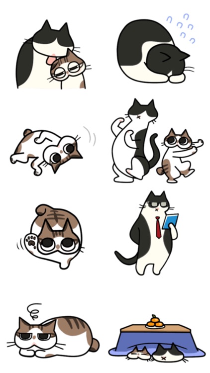 Cat Friends Sticker by Nurlan Ispayev