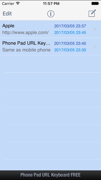 Phone Pad URL Keyboard by 4us