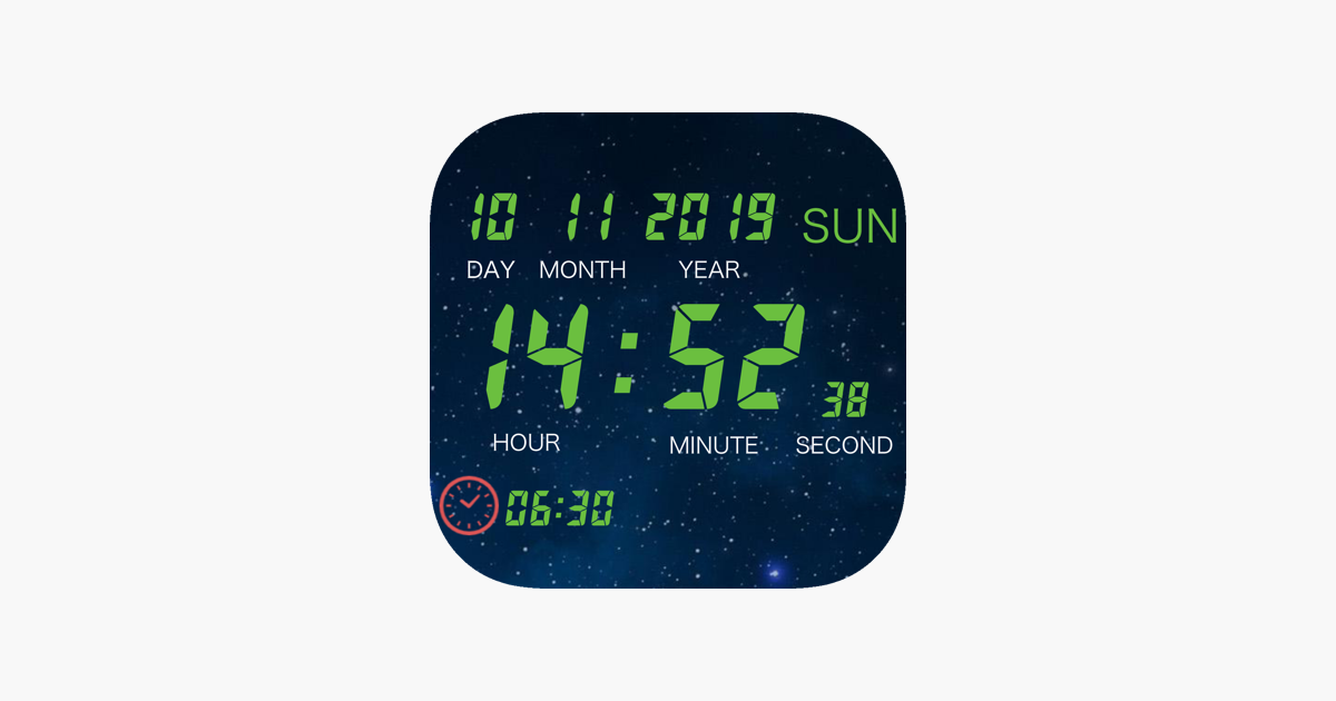 ‎Elegant Digital Clock on the App Store