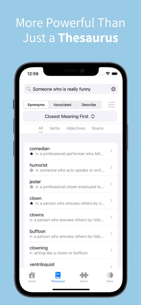 OneLook Thesaurus - Reference App | MWM