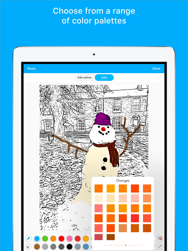 【iOS APP】Colorscape – color your photo‪s‬ 幫你的照片換上新色彩~照片著色畫 – Dr.愛瘋 APP Navi