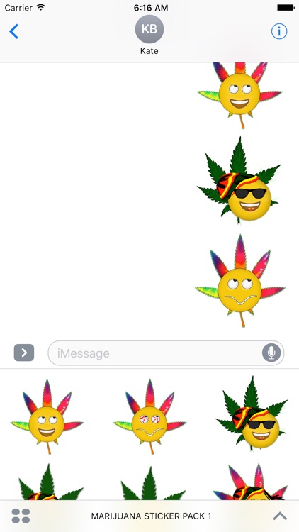 MARIJUANA STICKER PACK 1 by clare stoner