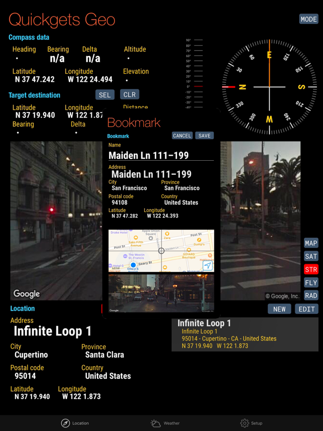 【iOS APP】Quickgets Geo: geodata widgets 地圖座標資料小工具 – Dr.愛瘋 APP Navi