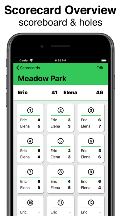 The Simple Scorecard for iPhone - Free App Download