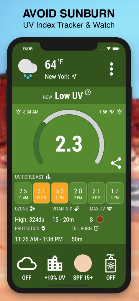 UV Index Now - UVI Mate - Weather App | MWM