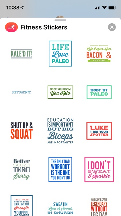 Fitness & Health Sticker Pack by Adam Wilkie