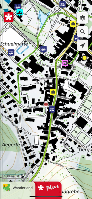 Für Sommer- und Wintersportler: die App "SchweizMobil" zeigt Karten in ...