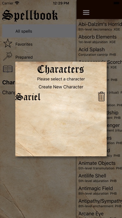 D&D Spellbook 5e by Jonathan Carifio