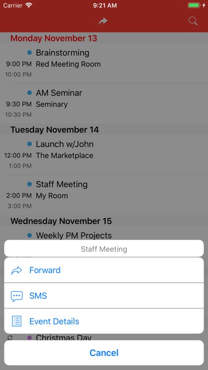 Forward Calendar Meetings by Rony Ronen