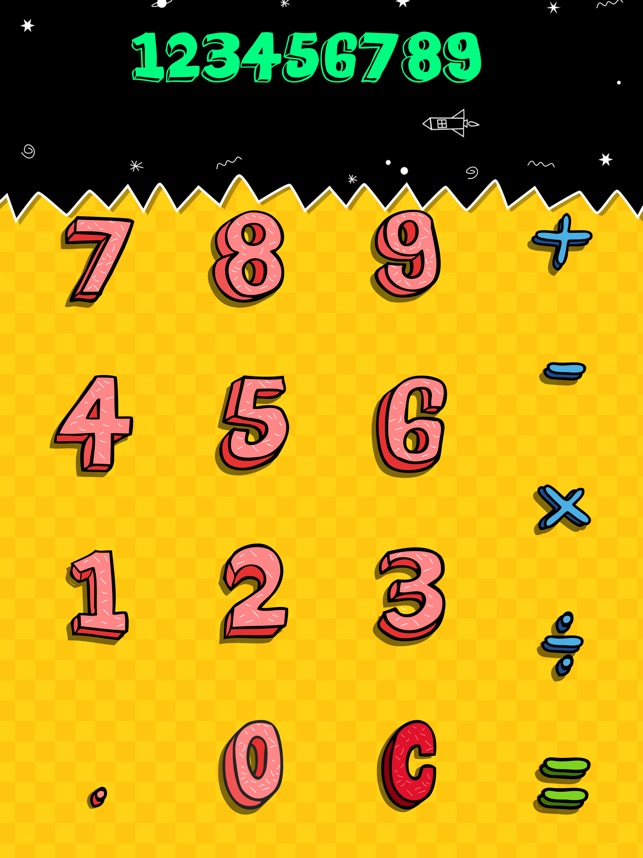 Alien Calculator Design