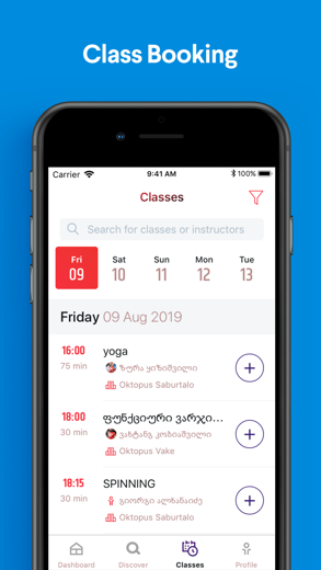 Oktopus Fitness Club for iPhone - APP DOWNLOAD
