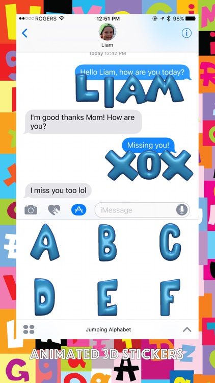 Jumping Alphabet by Vital Imagery Ltd.