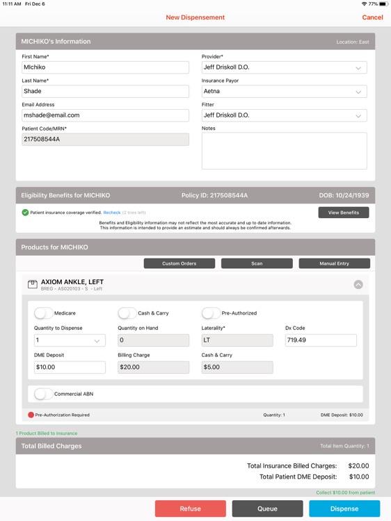 Breg Vision DMEPOS Management by BREG