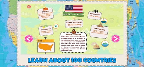World Map Quiz Geography Games - Education App | MWM