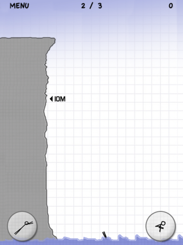 【iOS APP】Stickman Cliff Diving 火柴人懸崖跳水遊戲 – Dr.愛瘋 APP Navi