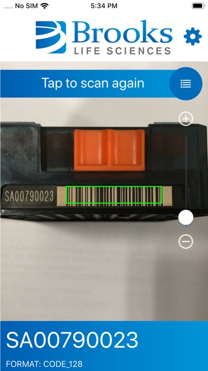 Barcode Reader by Brooks Life Sciences