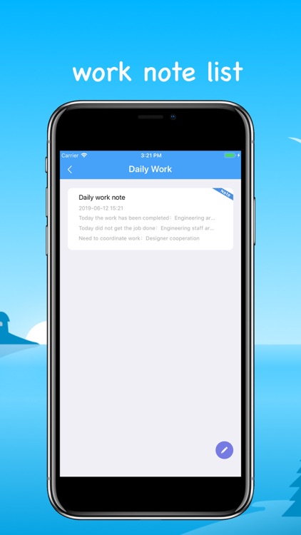 Daily Work Notes by lili zhang