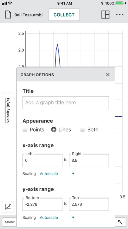 Vernier Graphical Analysis by Vernier Software & Technology