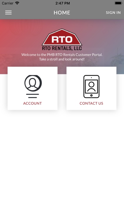 RTO Rentals Customer Portal by High Touch, Inc.