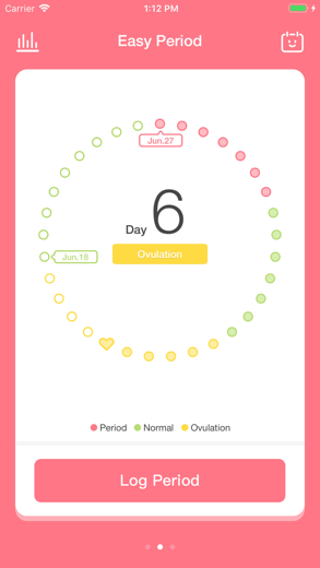 Easy Period for iPhone - APP DOWNLOAD