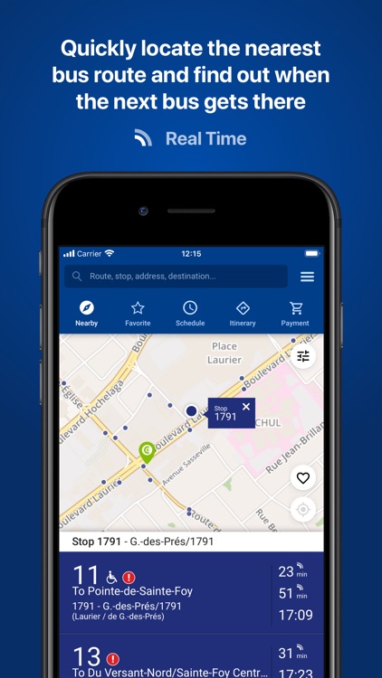 RTC’s real-time Nomade by Réseau de Transport de la Capitale