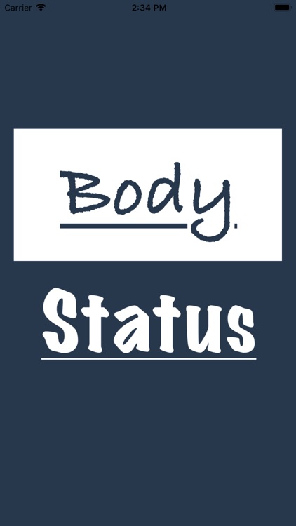 Know Body Status by Roxanna Redmond