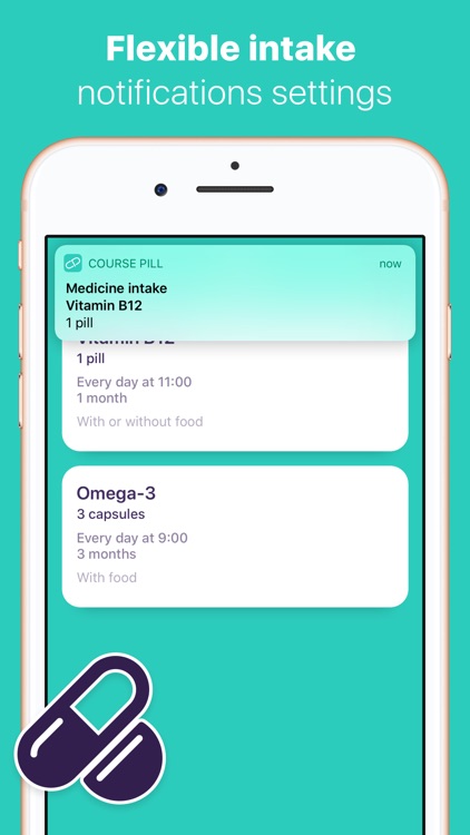 Course Pill – medicine intakes by Dmitry Chebnev